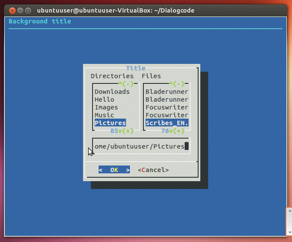 Create Menus And Dialogs For Shell Scripts 21 2014 Archive