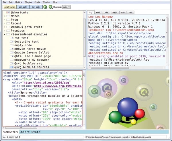 Using the Leo editor / 23 / 2014 / Archive / Magazine / Home - Ubuntu User