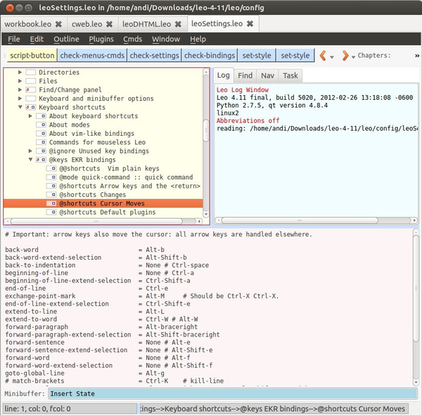 Using the Leo editor / 23 / 2014 / Archive / Magazine / Home - Ubuntu User