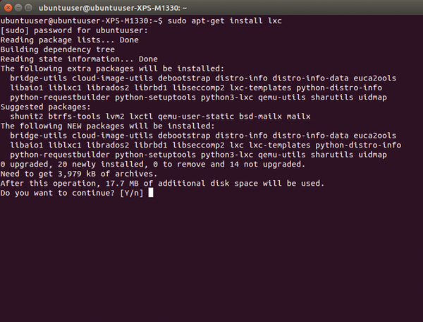 Lxc Containers In Practical Use On The Desktop 24 2015 Archive Magazine Home Ubuntu User