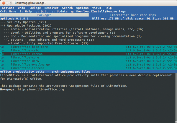 Comparing the apt-get and aptitude package tools / 18 / 2013 / Archive ...