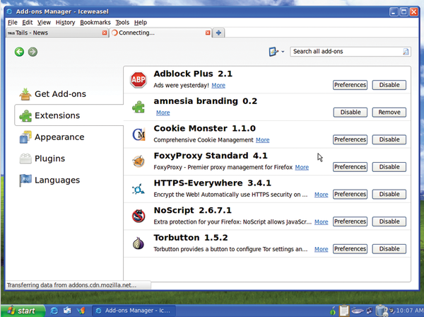 Anonymous and secure surfing with Tails / 19 / 2013 / Archive ...