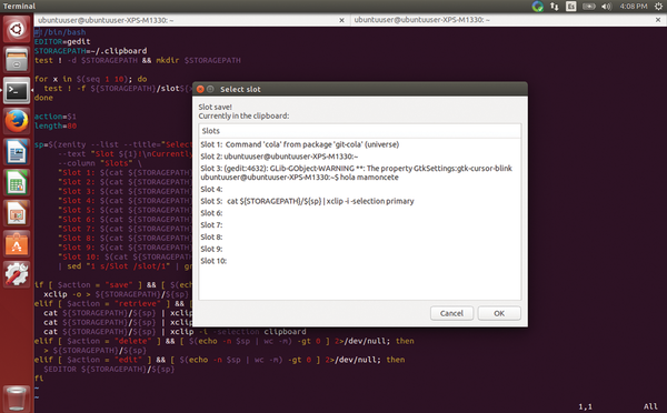Controlling the clipboard via Zenity and Xclip / 23 / 2014 / Archive ...
