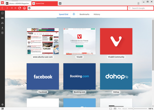 Testing the Vivaldi web browser / 26 / 2015 / Archive / Magazine / Home ...