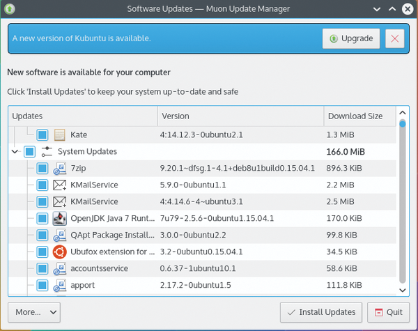 The new look for Muon package administration / 27 / 2015 / Archive ...