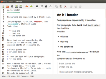 Editing Markdown documents with uText / 28 / 2016 / Archive / Magazine ...