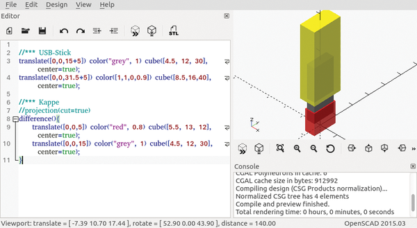 Using OpenSCAD to model 3D structures / 28 / 2016 / Archive / Magazine ...
