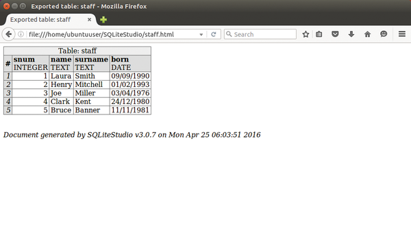 Working with SQLiteStudio / 29 / 2016 / Archive / Magazine / Home ...