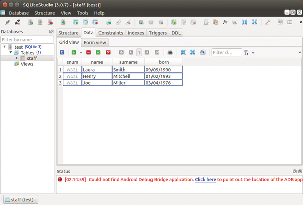 Working with SQLiteStudio / 29 / 2016 / Archive / Magazine / Home ...