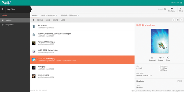 Pydio is a free cloud solution / 30 / 2016 / Archive / Magazine / Home ...