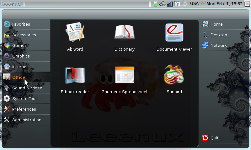 Netbook Distro Leeenux Linux 2.0 with lots of Applications / News ... Netbook Distro Leeenux Linux 2.0 with lots of Applications / News ...